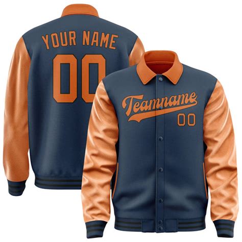 Custom Blue Orange Jacket Fanaticstyle