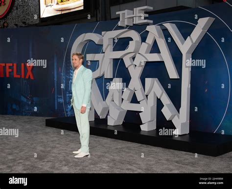 July 13 2022 Hollywood California Usa Ryan Gosling Attends The