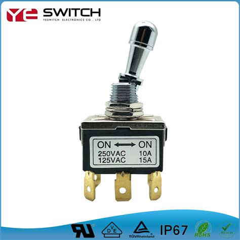 High Current Electrical Momentary Reset Lock Power Switch Metal Micro