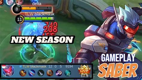 Saber Insane Hyper 12 Kills No Death Build Top 1 Global Saber