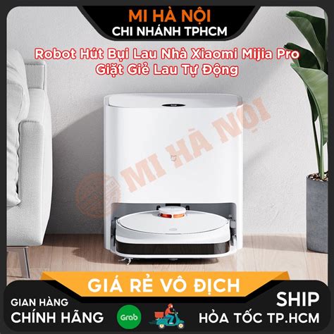 Robot hút bụi lau nhà Xiaomi Mijia Pro STYTJ06ZHM tự động giặt giẻ ...