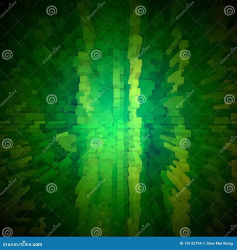 Abstract Green Cubes Background Stock Illustration Illustration Of Disco Element 10142794