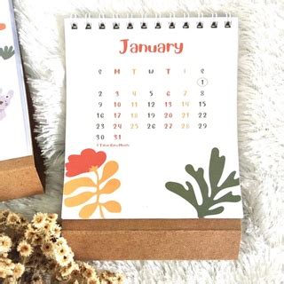 Jual Kalender Calendar Meja Mini Aesthetic 2022 2023 Bibliocraft Lucu
