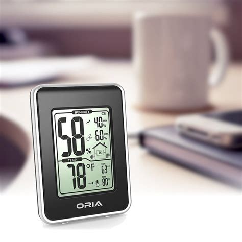 Oria Hygrometer Thermometer Indoor Digital Weather Station