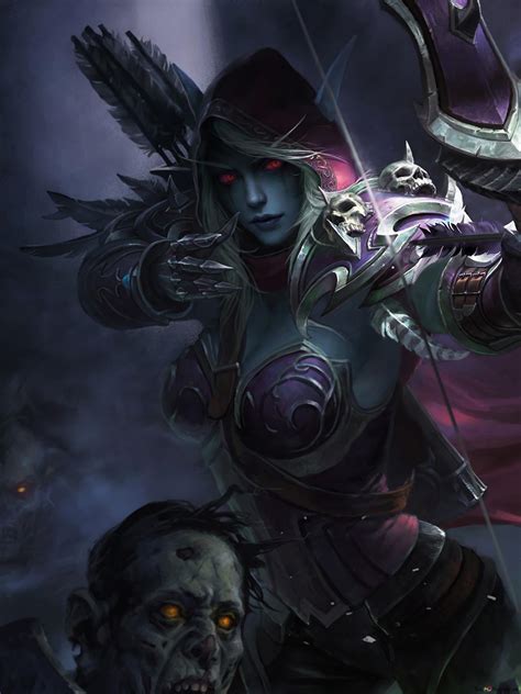 Sylvanas Windrunner World Of Warcraft Wow 4k Wallpaper Download