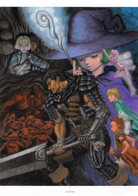 Kentaro Miura Art ⚔ On Twitter Art Printing Comparison Vol 25 Ya