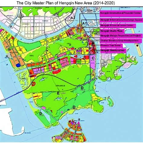 Map Of Hengqin New Area And Macau Download Scientific Diagram