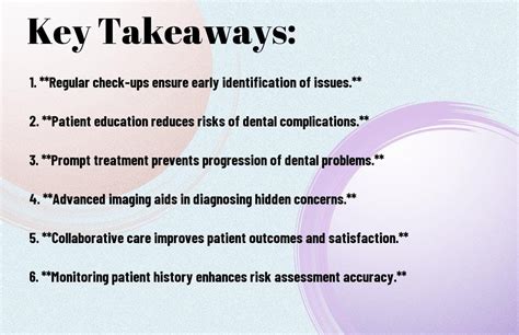 Managing Potential Dental Complications Early Detection And