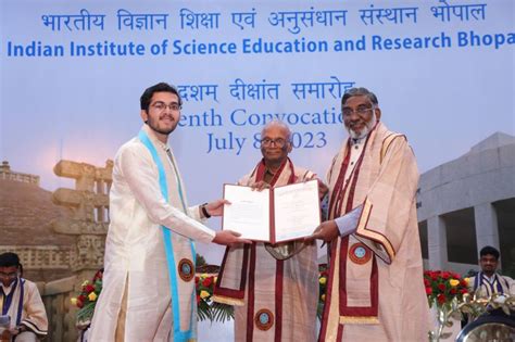 Jemish Naliyapara On Linkedin Iiserbhopal Graduation2023