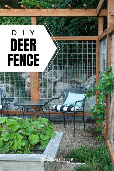 How To Make A Modern Deer Fence For Your Garden Artofit