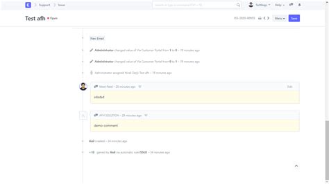 Comments From Support Team Not Visible To Customer On Their Portal