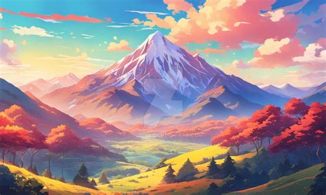 Magnificent Anime Landscape By Louidev On Deviantart
