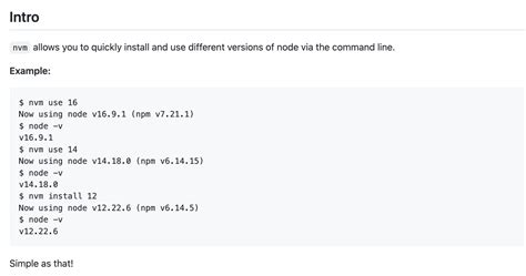 Node Nvm Mac