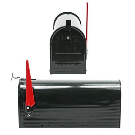 Boite aux lettres Style américain Design Noire Boite postale sur pied US Mailbox eBay