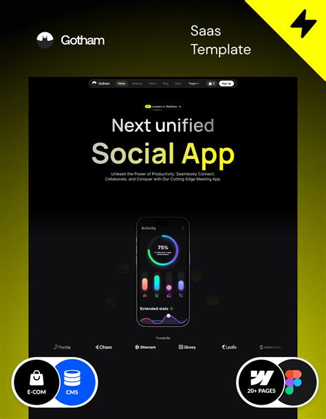 Webflow Landing Page Template The Game Changer