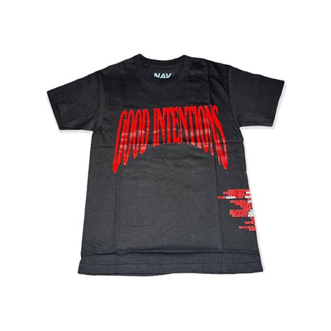 Vlone Good Intentions Nav X Vlone Tee Grailed