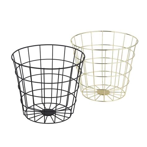 Laundry Cum Storage Basket In Iron With Powder Coated Finished Metal