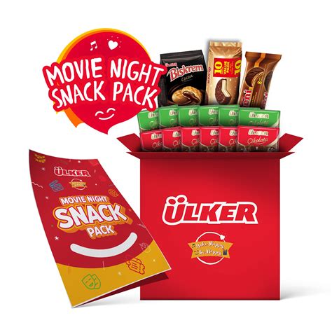 Buy Ulker Movie Night Snack Pack Variety Pack And Care Package 15 Count Foreign Snack Box