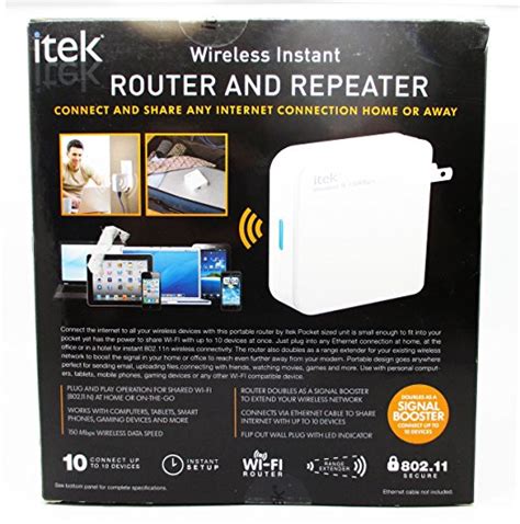 New Itek Wireless Instant Router And Repeater Internet Connector Retail Up To 99 00 Property Room