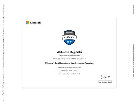 Akhilesh Bejjanki On Linkedin Thankyou Az104 Tcs