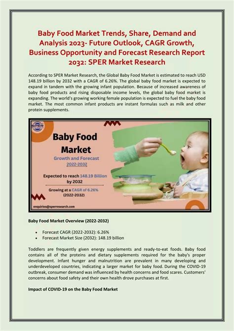 PPT Baby Food Market Trends Share Demand And Analysis Research
