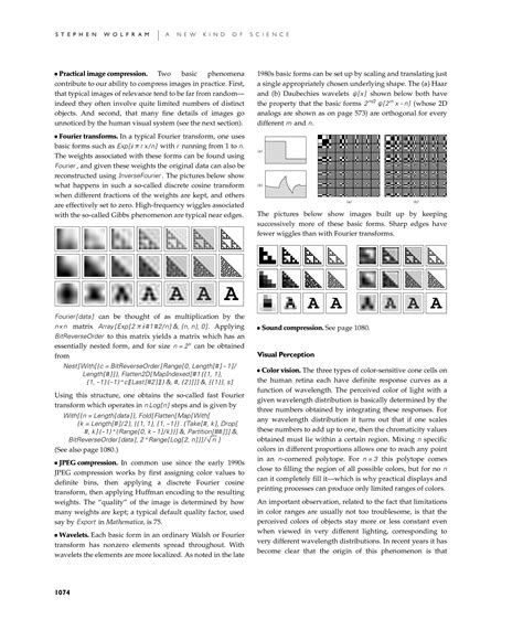 Notes For Visual Perception A New Kind Of Science Online By Stephen Wolfram Page