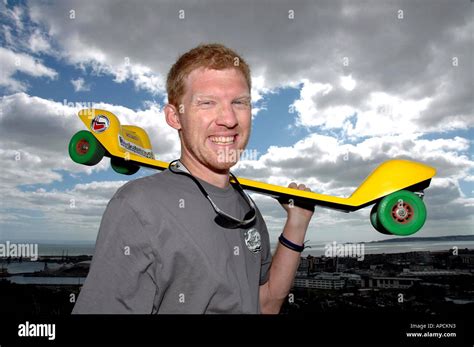 Dave Cornthwaite From Swansea Who Is Undertaking A Record Breaking Skateboard Trip In Australia