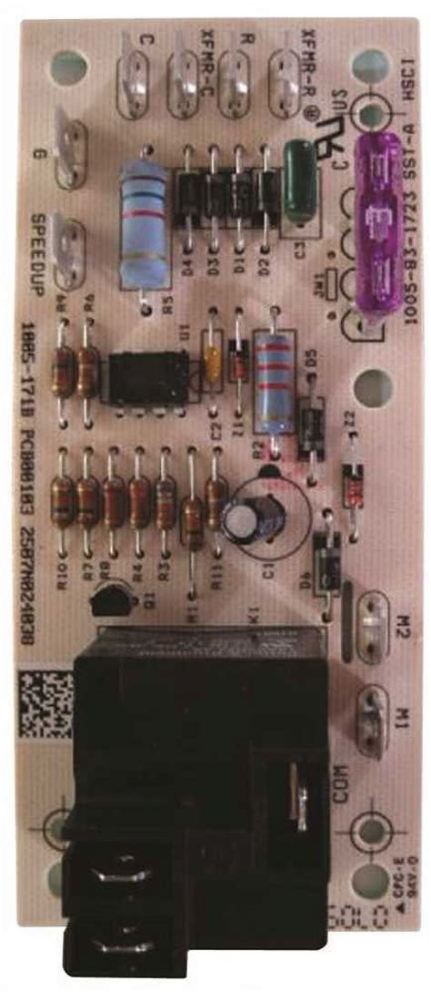 Goodman Manufacturing Pcbfm S Fan Blower Control Board Time Delay Black Walmart