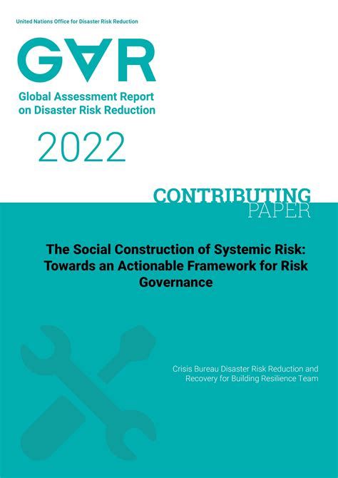 The Social Construction Of Systemic Risk Towards An Actionable