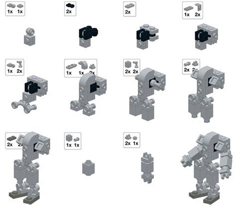 Resultado De Imagen Para How To Make A Lego Mini Robot Creaciones De