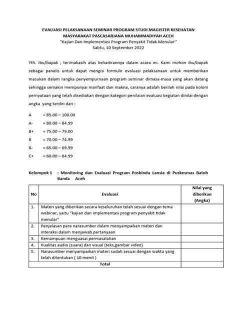Penilaian Seminar Pdf