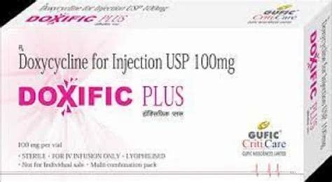 Doxific 100mg Injection At ₹ 449 Vial Doxy Injection In Bengaluru
