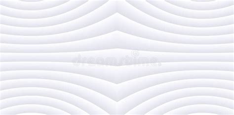 White Striped Pattern Background 3d Lines Design Stock Vector