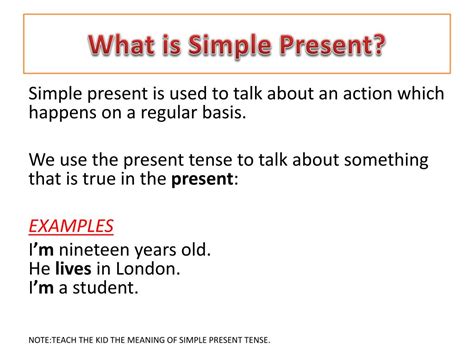 Ppt Simple Present Tense Powerpoint Presentation Free Download Id