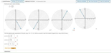 Solved Plot The Point Given In Polar