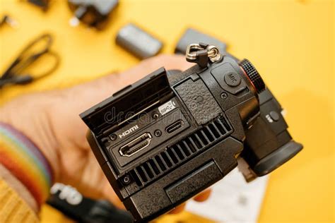 Side View Of Hdmi And Usb C Ports Testing New Panasonic Lumix Dmc Gh6