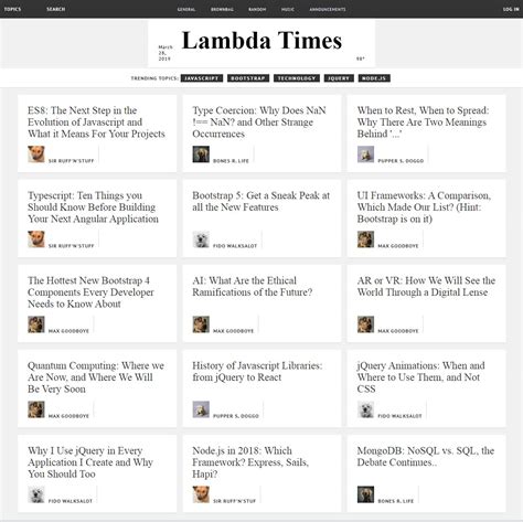 Lambda School Full Stack Unit 2 Sprint 5 Applied Javascript