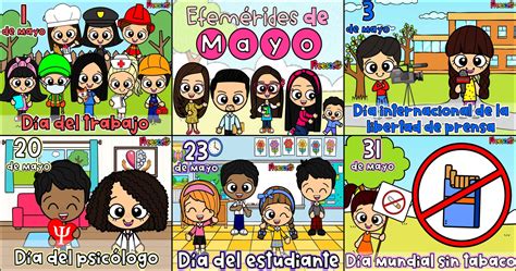Efemérides Mes De Mayo 2024 Super Bonitos Imagenes Educativas