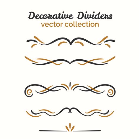 Ornamental Decorative Element Set 274994 Vector Art At Vecteezy