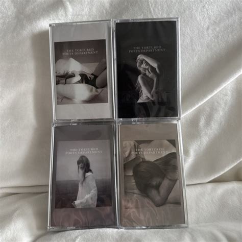 Taylor Swift The Tortured Poets Department Complete 4 Cassette Tape Lot