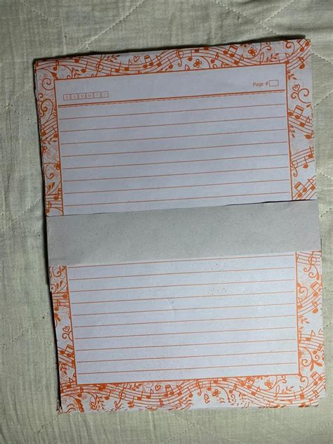 Assignment Sheets A4 Color Border Set 8 Bundle Daraz Pk