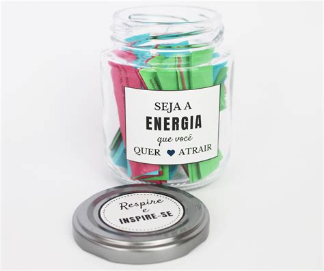 Seja A Energia Que Quer Atrair Pote Com 300 Mensagens Elo7