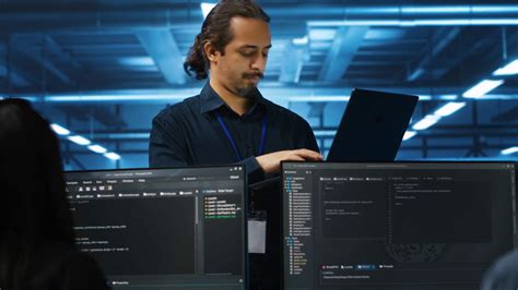 Manager In Data Center Doing Annual System Stock Footage Sbv 349037601 Storyblocks