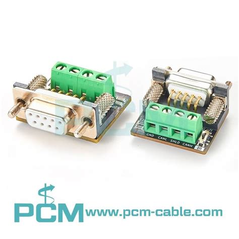 Adaptor Can D Sub Yang Disesuaikan Untuk Pemasok Terminal Sekrup