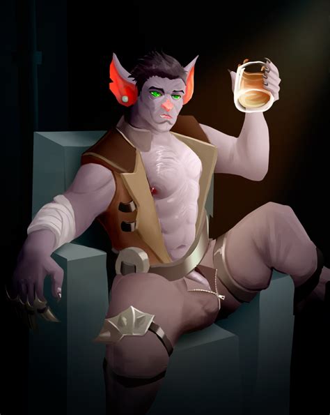 Rule 34 Alcohol Bandage Belt Black Hair Bulge Chest Hair Claw Drunk