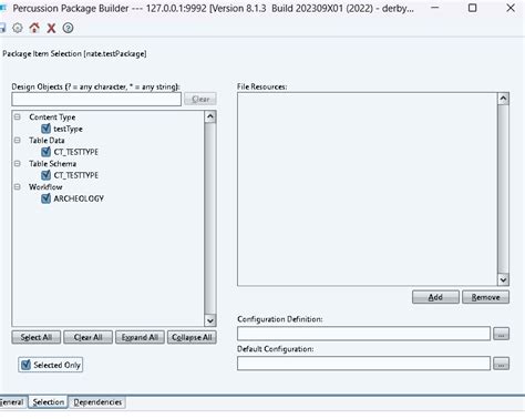 Tools Package Builder Unable To Build A Package With A Custom Workflow Error Java Lang