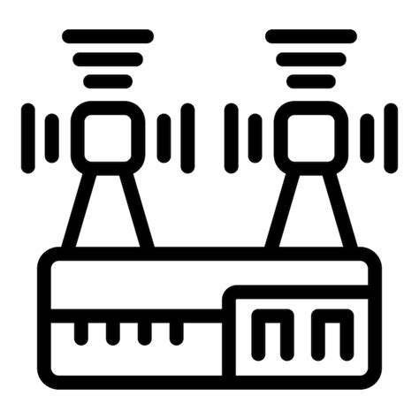 Premium Vector Router Distributing Signal Through Antennas Icon