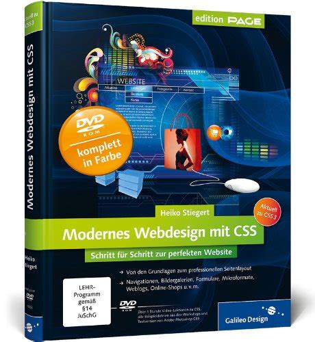 Modernes Webdesign Mit Css Schritt F R Schritt Zur Perfekten Website Aktuell Zu Css Galileo