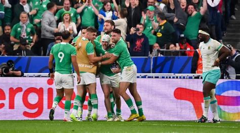 Coupe Du Monde De Rugby Lirlande Dompte Lafrique Du Sud Au Forceps