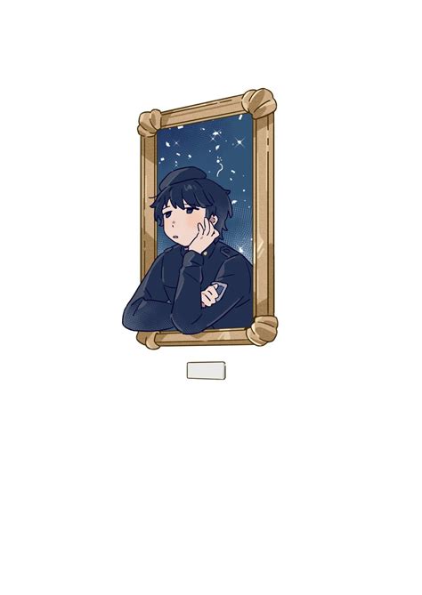 「額ぶちの中で1000年生きてるのさ」chikoのイラスト